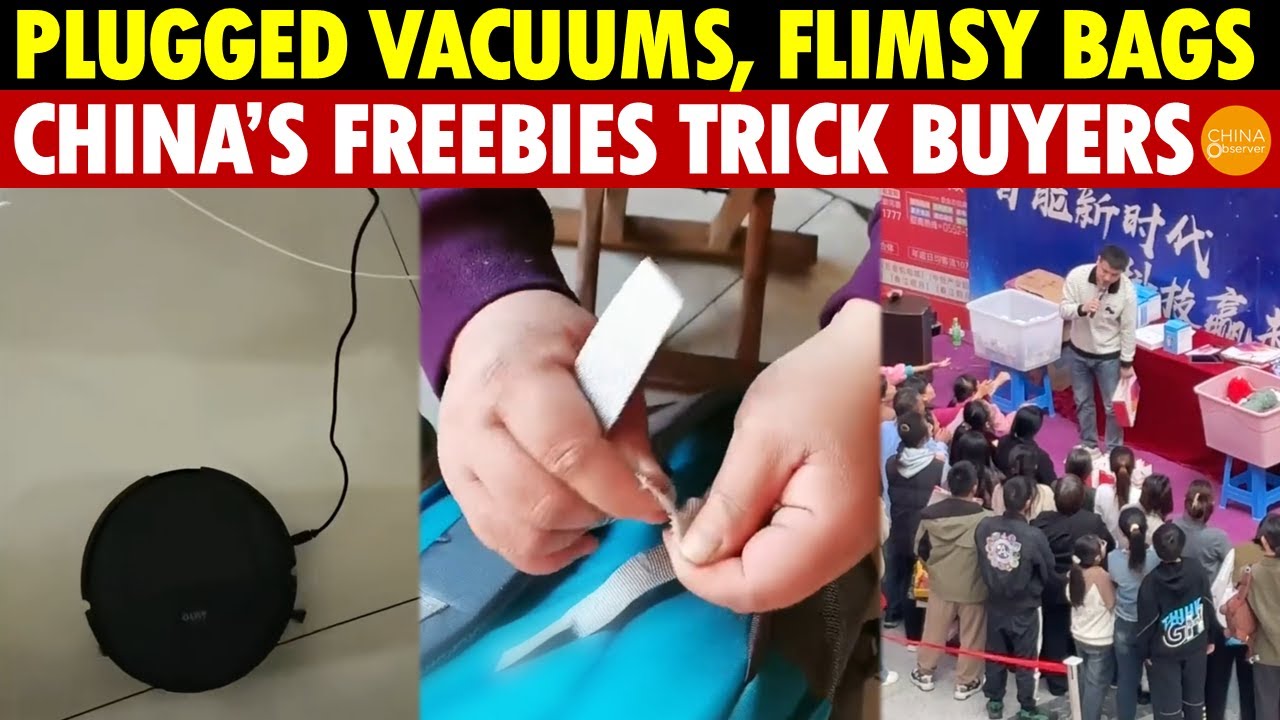 Plugged-in Robot Vacuums, Flimsy Paper Backpacks – China’s Junk ...