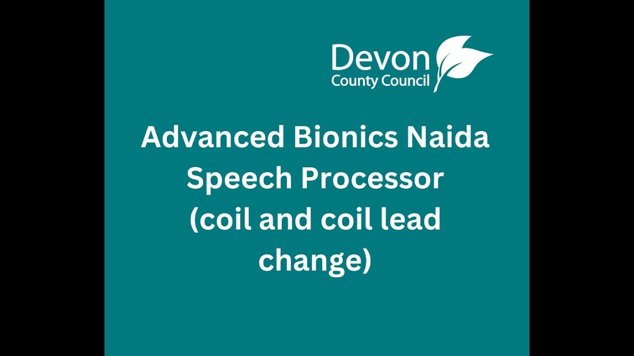 Advanced Bionics Naida Speech Processor - Coil and Coil Lead Change ...