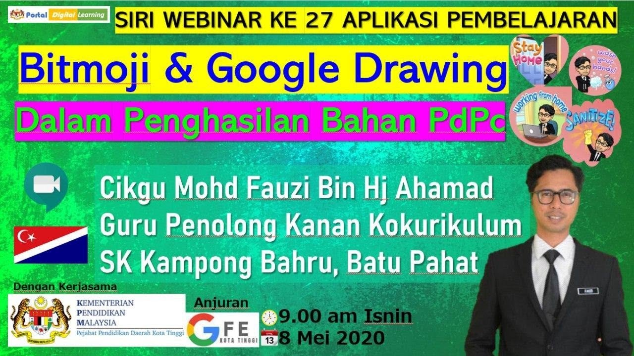 Bitmoji & Google Drawing Dalam Penghasilan Bahan PdPc - YouTube
