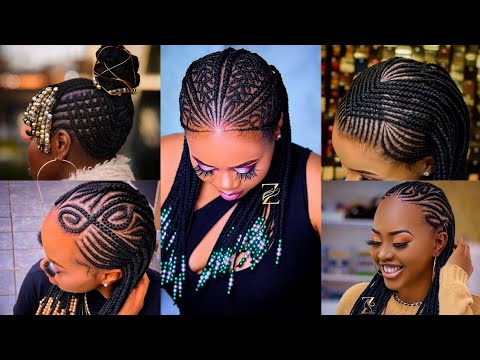 Amazing & Cute African Braiding Hair Hairstyles For Black Ladies - YouTube