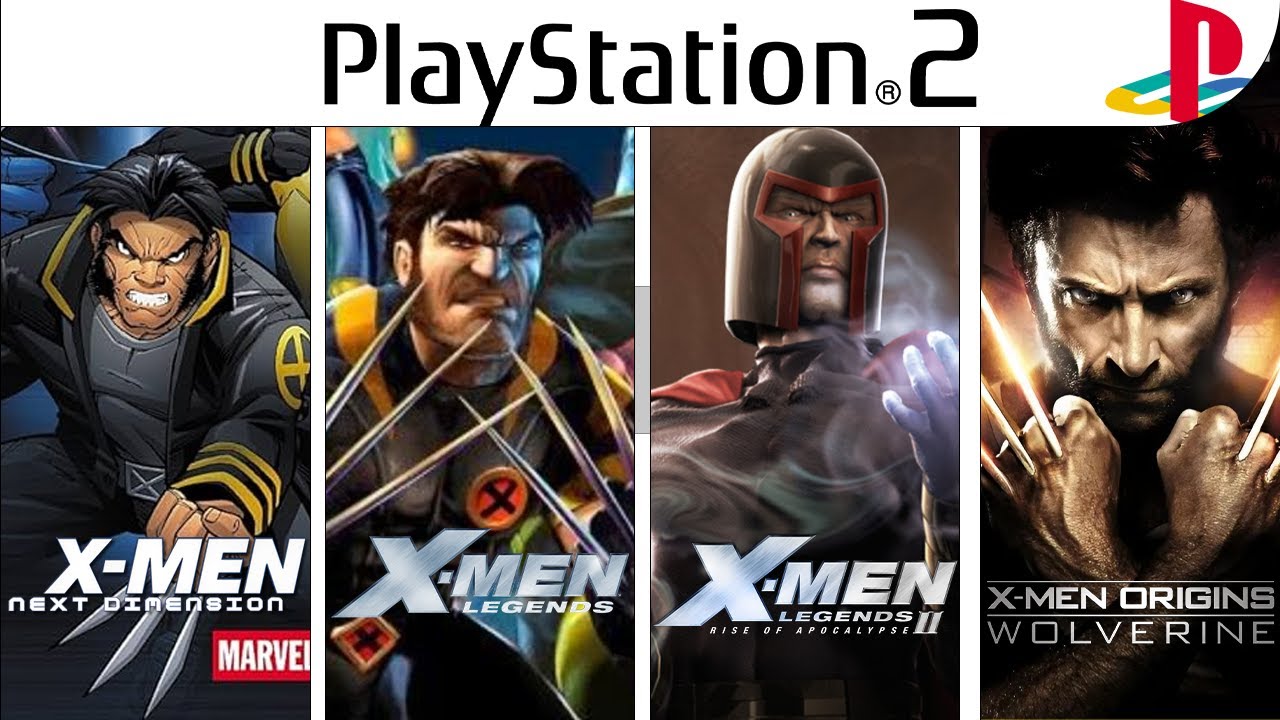X-Men Games for PS2 #evolutiongame #gamehistory - YouTube