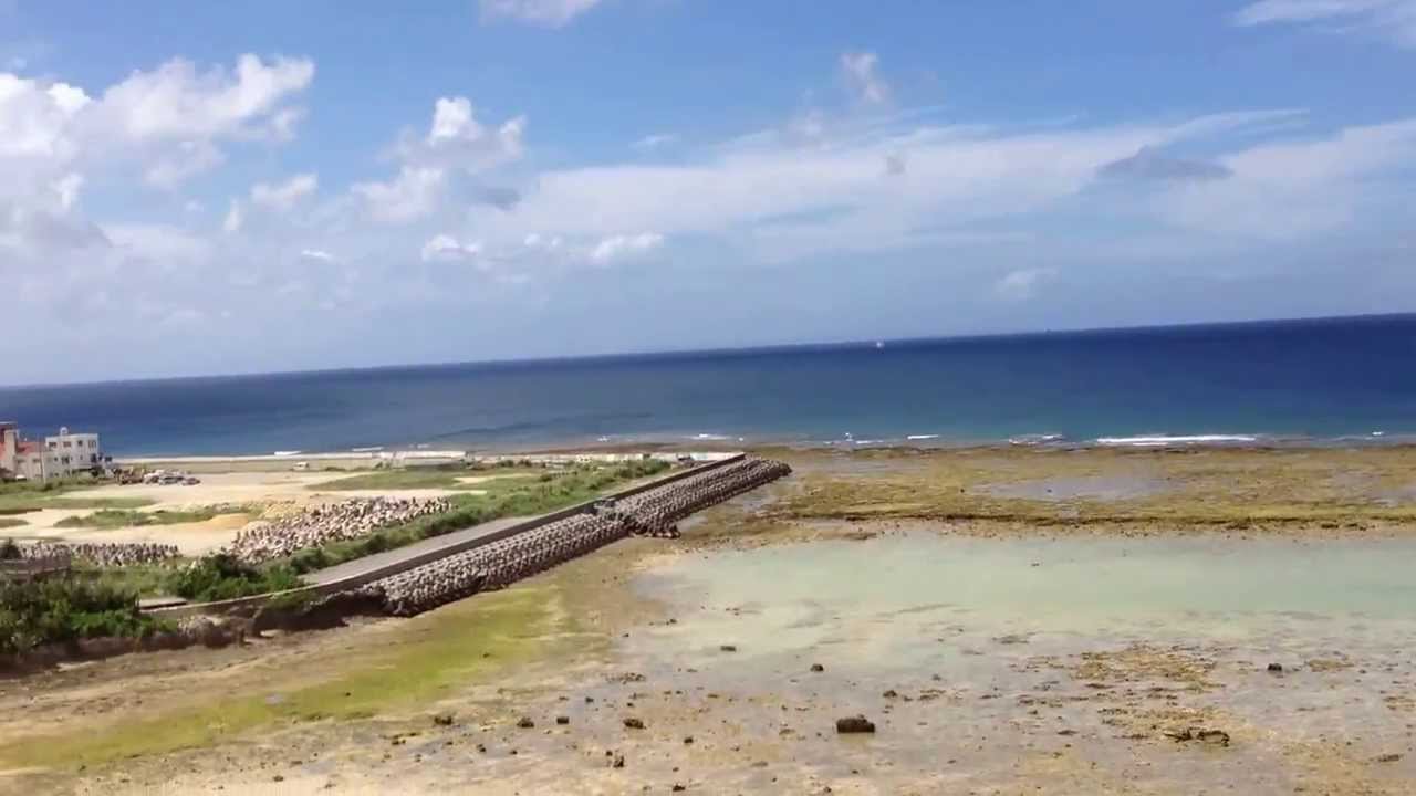 A Day at the Sunabe District Sea Wall in Chatan-Cho, Okinawa - YouTube
