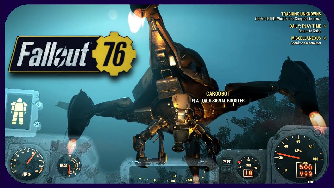 ☢ Fallout 76 - Steel Dawn 🤯 | Play Time & Calling A Cargobot | 🧸 - YouTube