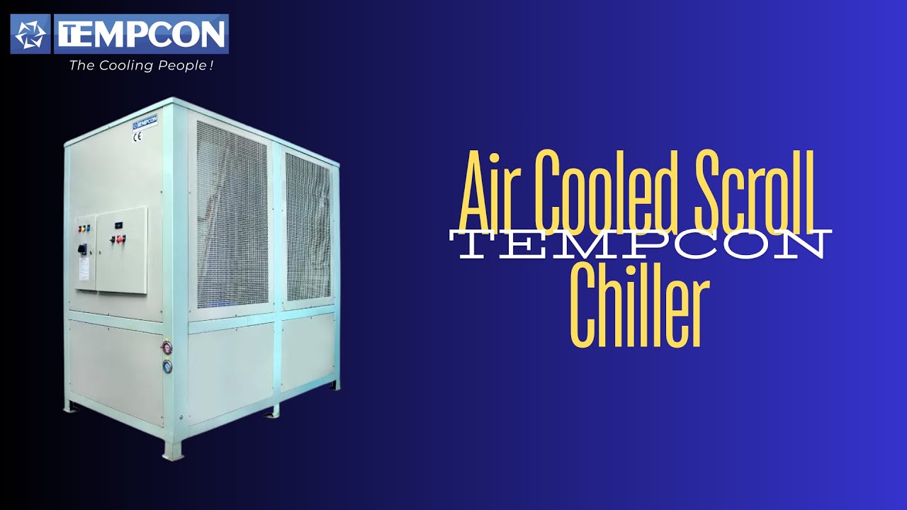Tempcon Air Cooled Scroll Chiller - YouTube