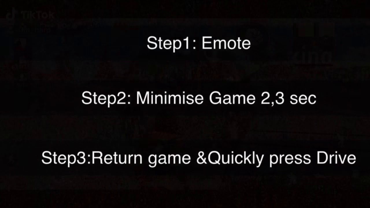How can do emote while Driving - YouTube