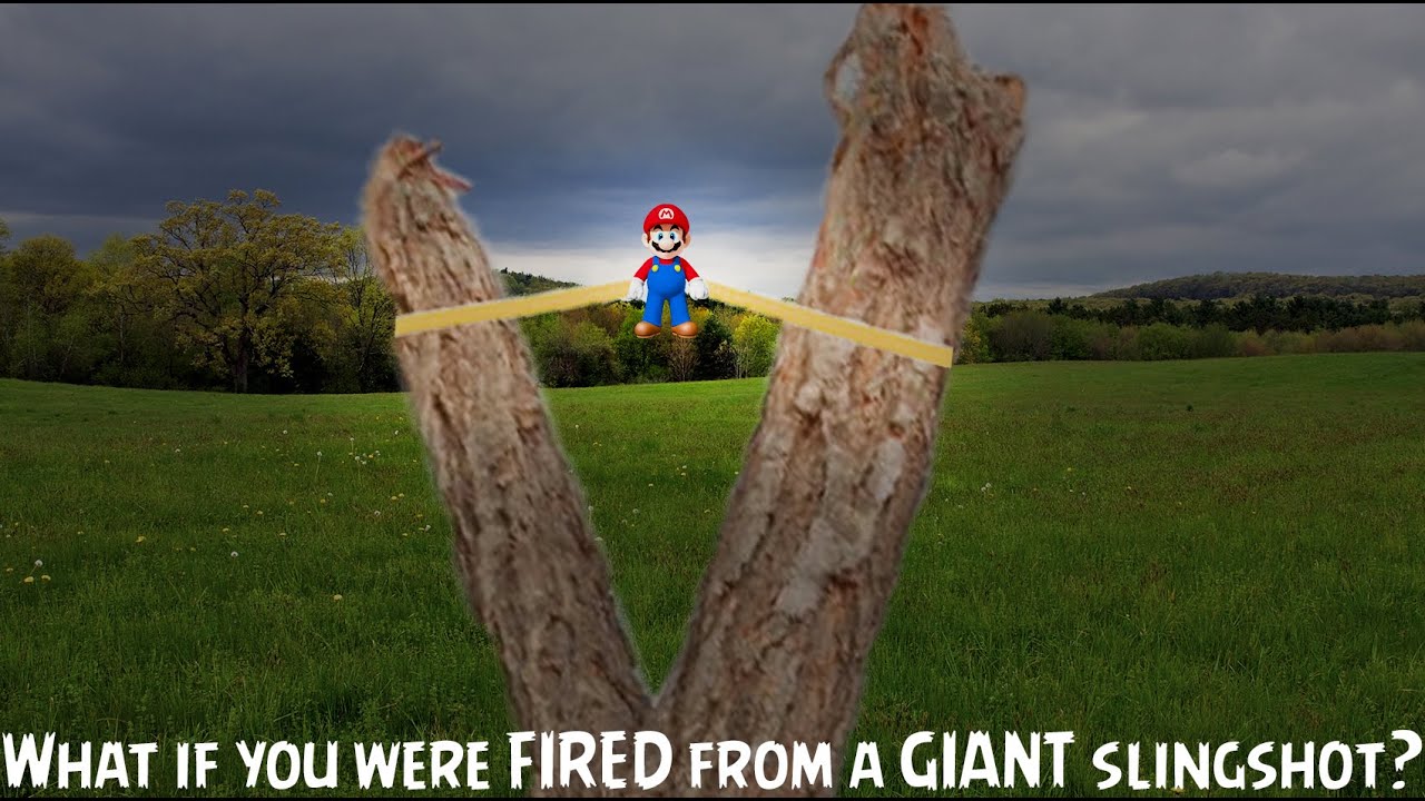 [OLD] What if You Were Fired From a Giant Slingshot? [Theory] - YouTube