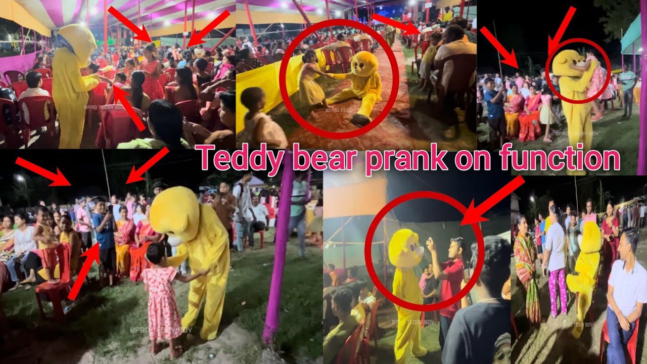 Teddy Bear Prank On Function ๐๐teddy Bear Funny Reaction ๐๐ Viral