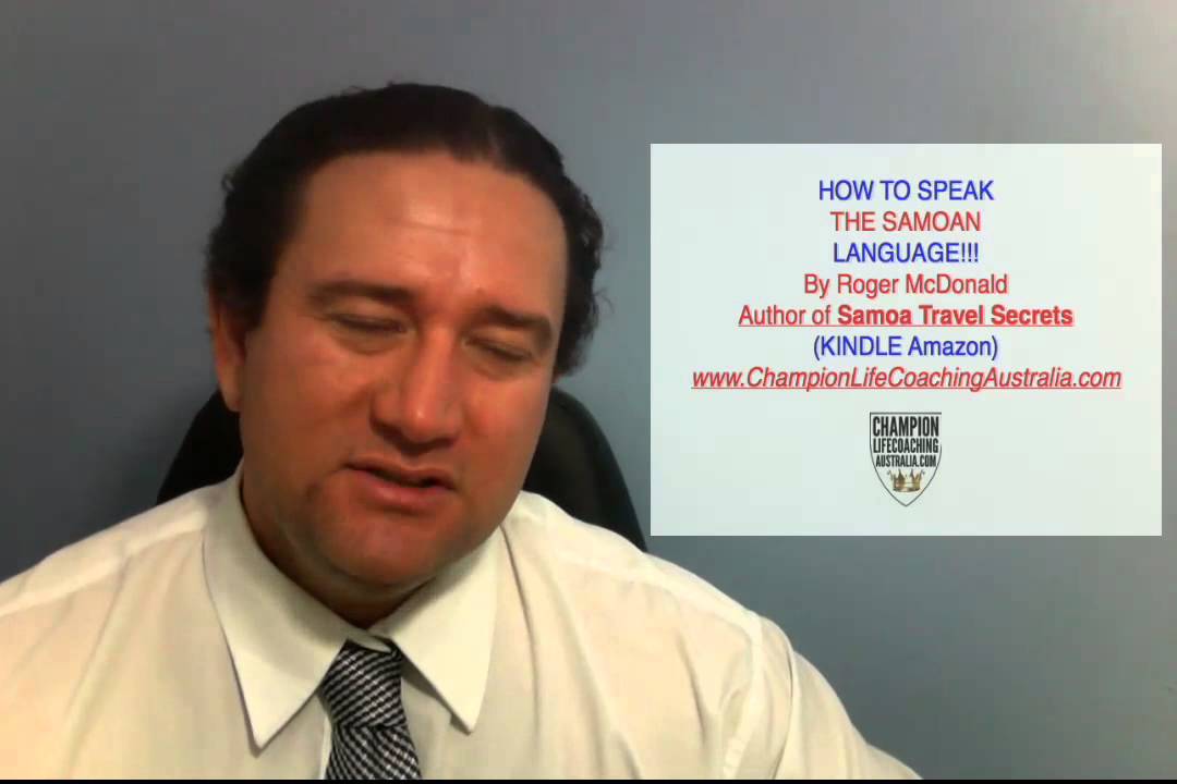 How To Say GOOD LUCK In Samoan Language - YouTube