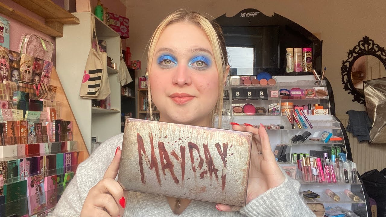Crash test de la palette Mayday de chez Martine Cosmetics - YouTube