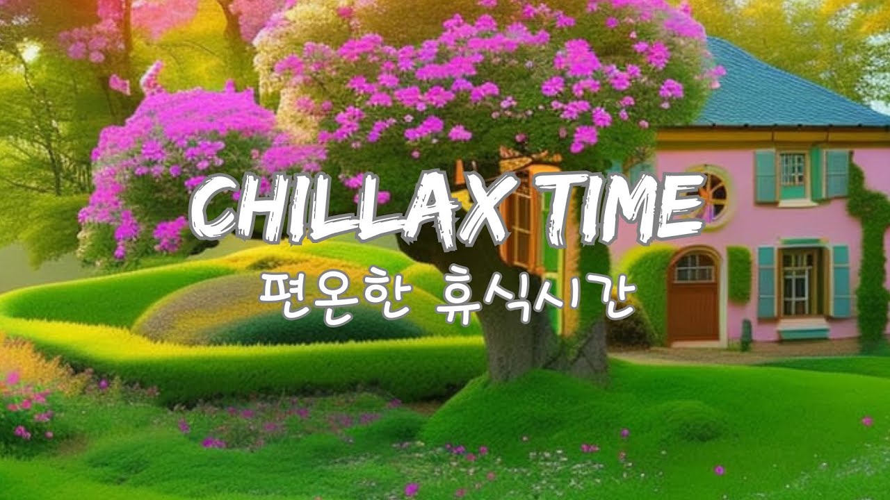 Flowers and trees in a pretty garden. Peaceful music. [Chillax Time] - YouTube