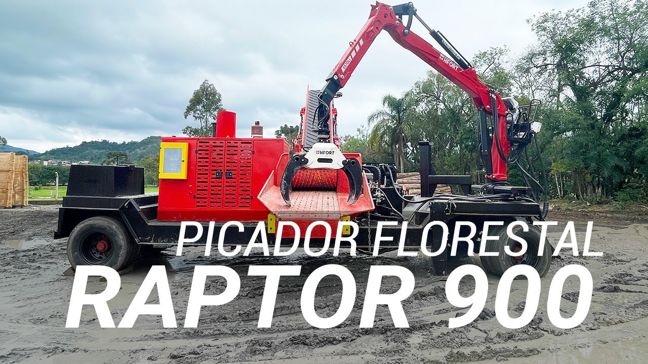 Picador Florestal Raptor 900 - YouTube