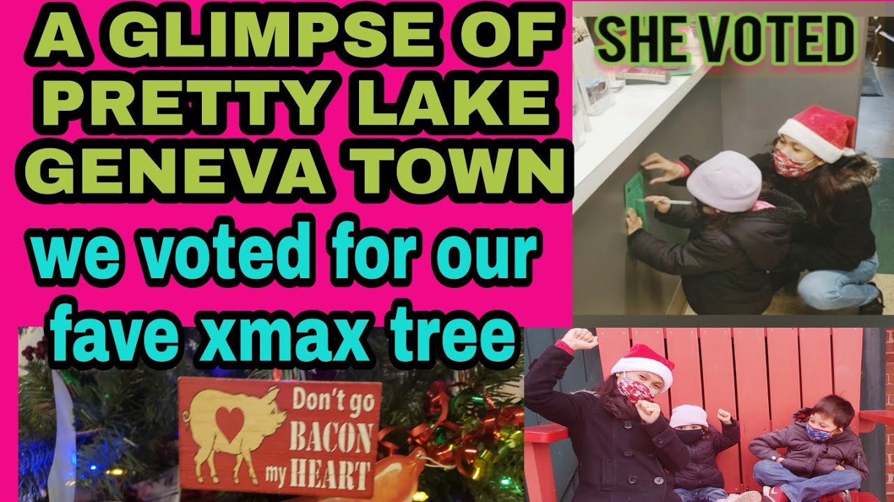 LAKE GENEVA,WISCONSIN, MUSEUM Christmas tree decor contest. - YouTube