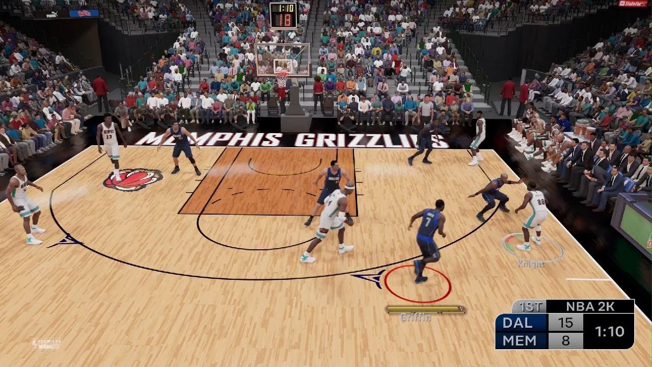 First NBA 2K Match - YouTube