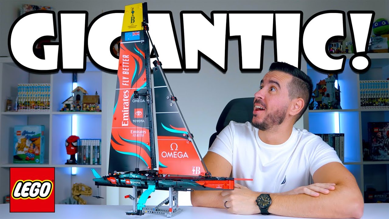 The TALLEST LEGO boat! || LEGO 42174 Emirates Team New Zealand AC75 ...