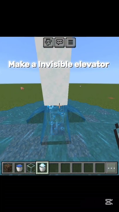 Minecraft Invisible elevator making - YouTube