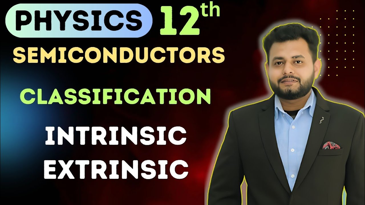 Classification of Semiconductors | Class 12 Physics | Intrinsic ...