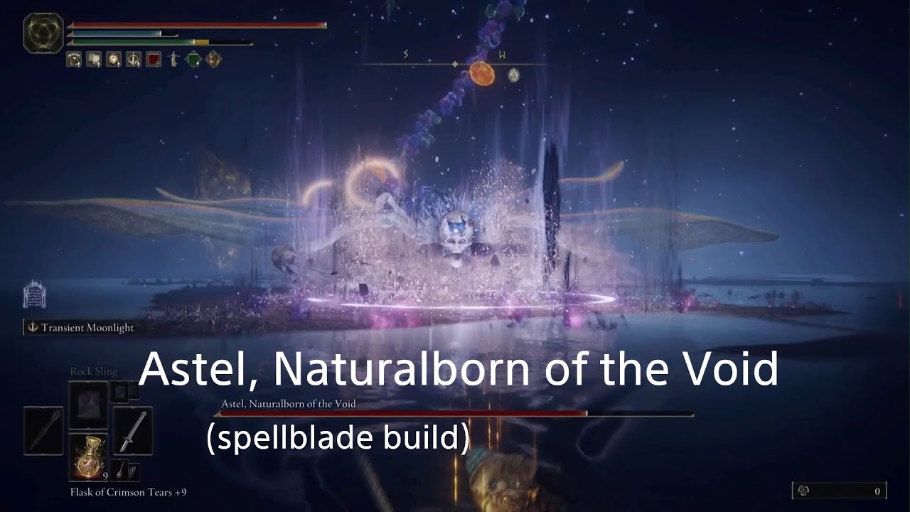 Elden Ring: Astel, Naturalborn of the Void (spellblade build) - YouTube