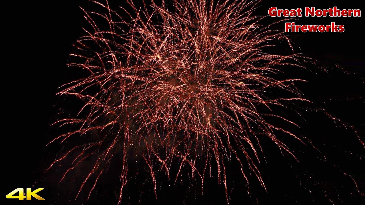 Professional Firework Display - Great Northern Fireworks - 4K Footage ...