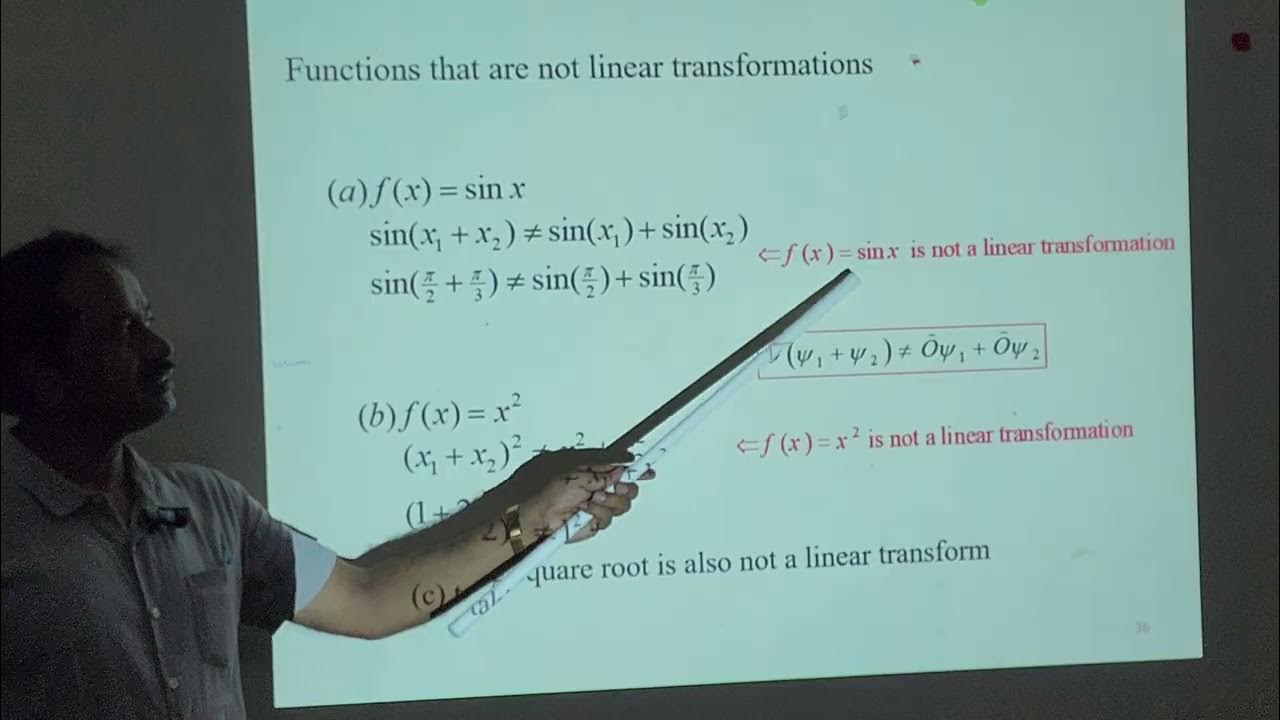 L.1.4 Linear operator - Dirac notation - Isomorphism - Eigen values and Eigen vectors ( Part.1 ...