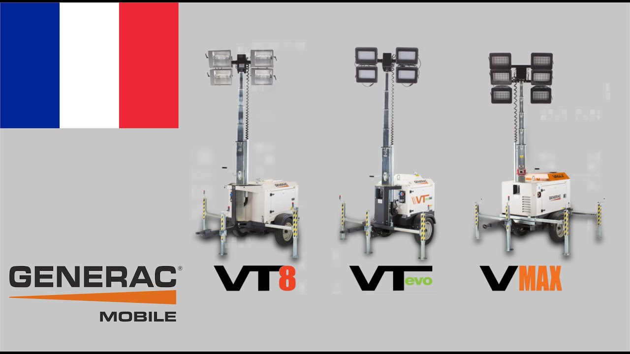 Generac Mobile: VT8, VTevo, VMAX (FR) - YouTube
