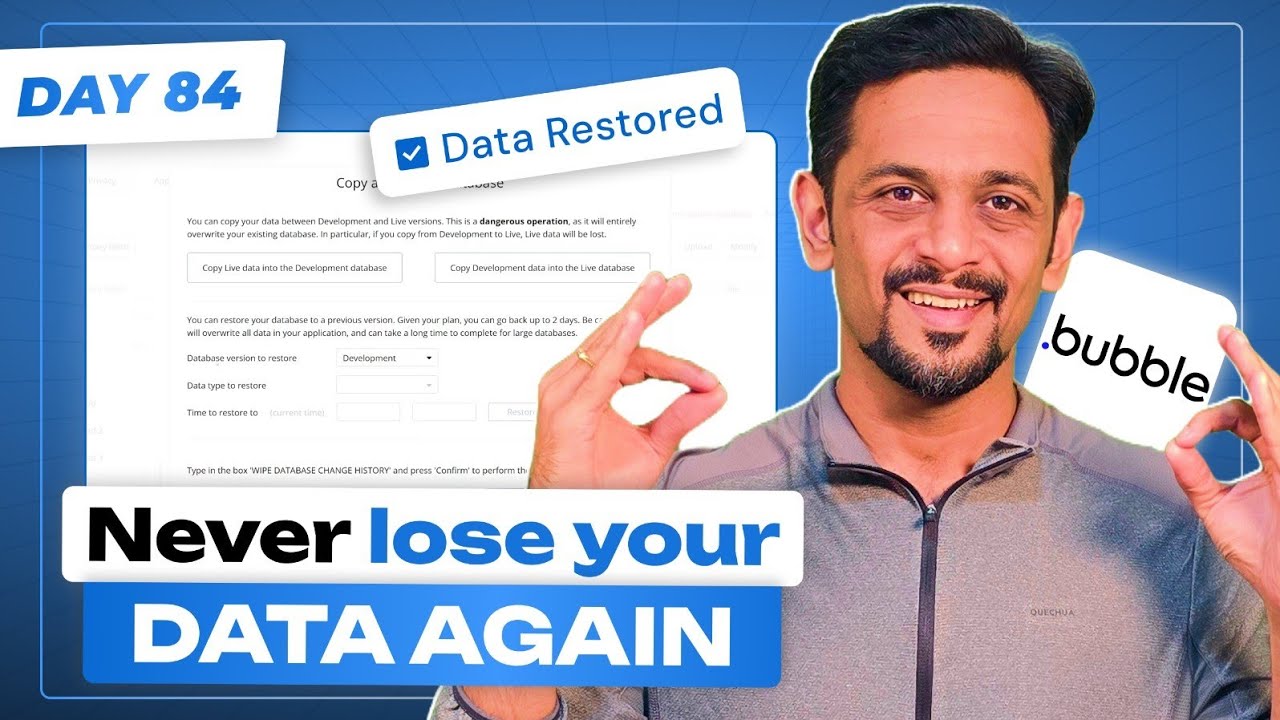 How to Copy and Restore Data in Your App - YouTube