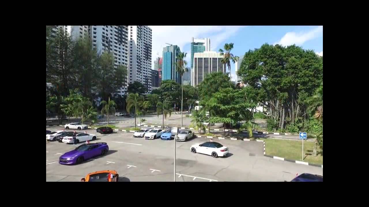 Sara Shantelle Lim with Sports Car Club Singapore forming SG50 at ...