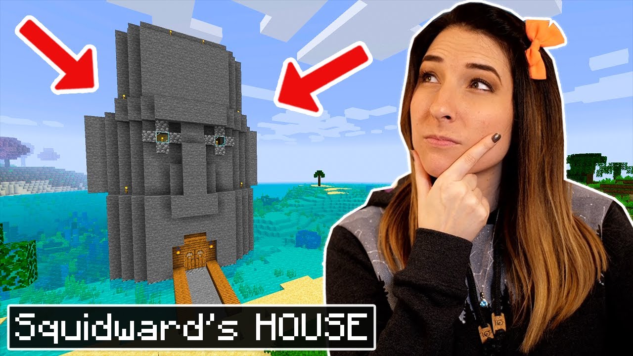 We BUILT SQUIDWARD'S HOUSE in Minecraft | Community SMP Ep 5 - YouTube