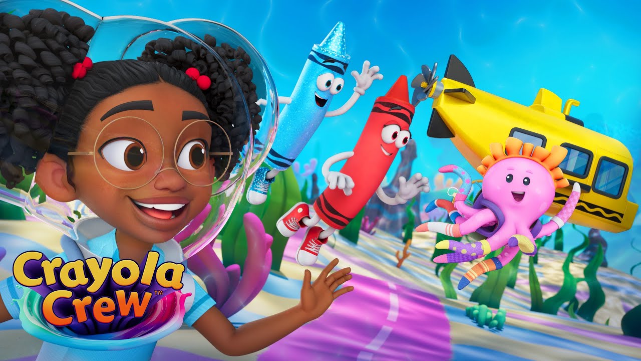 Back to School Adventure 🚌 + MORE | Crayola Crew FULL EPISODES | Fun ...