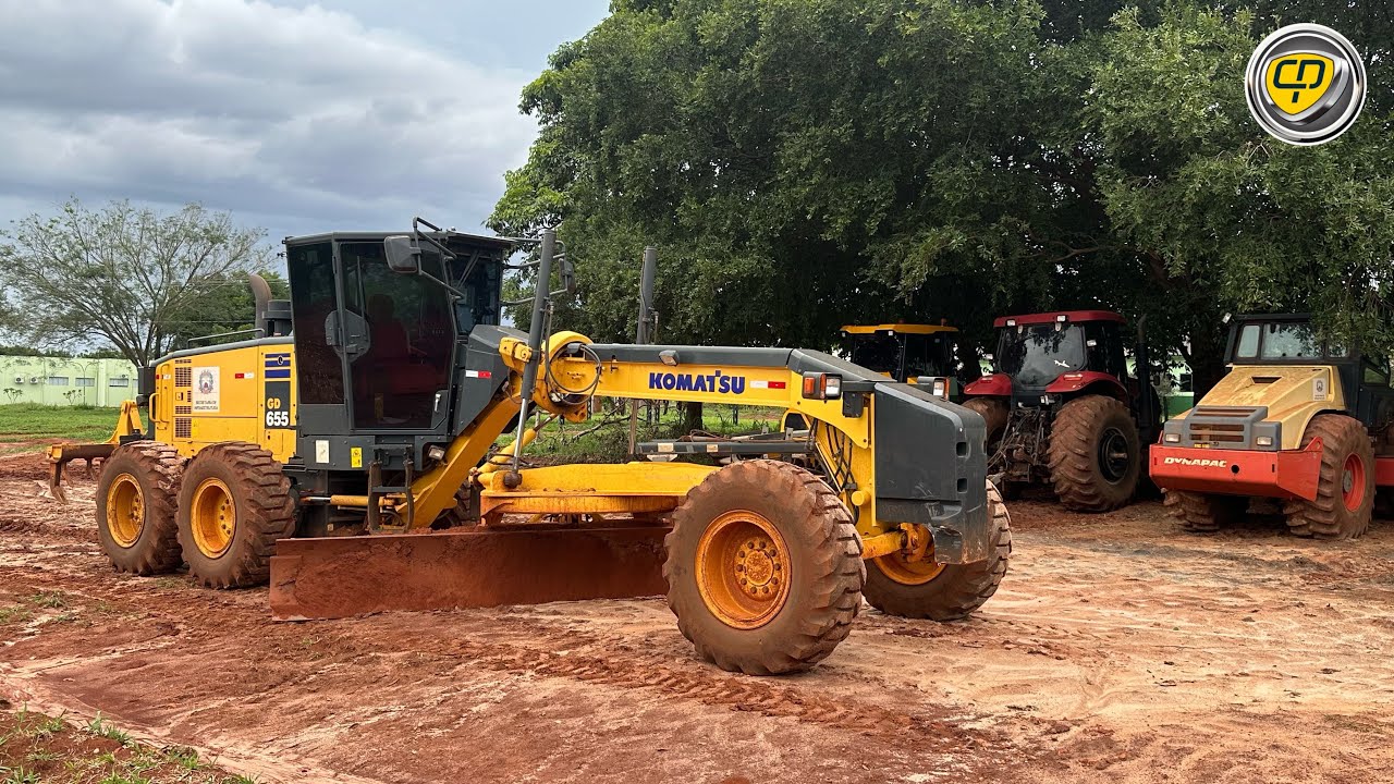 PONTOS POSITIVOS DA GD655-5 KOMAT’SU/Motoniveladora/Patrol/Grader ...