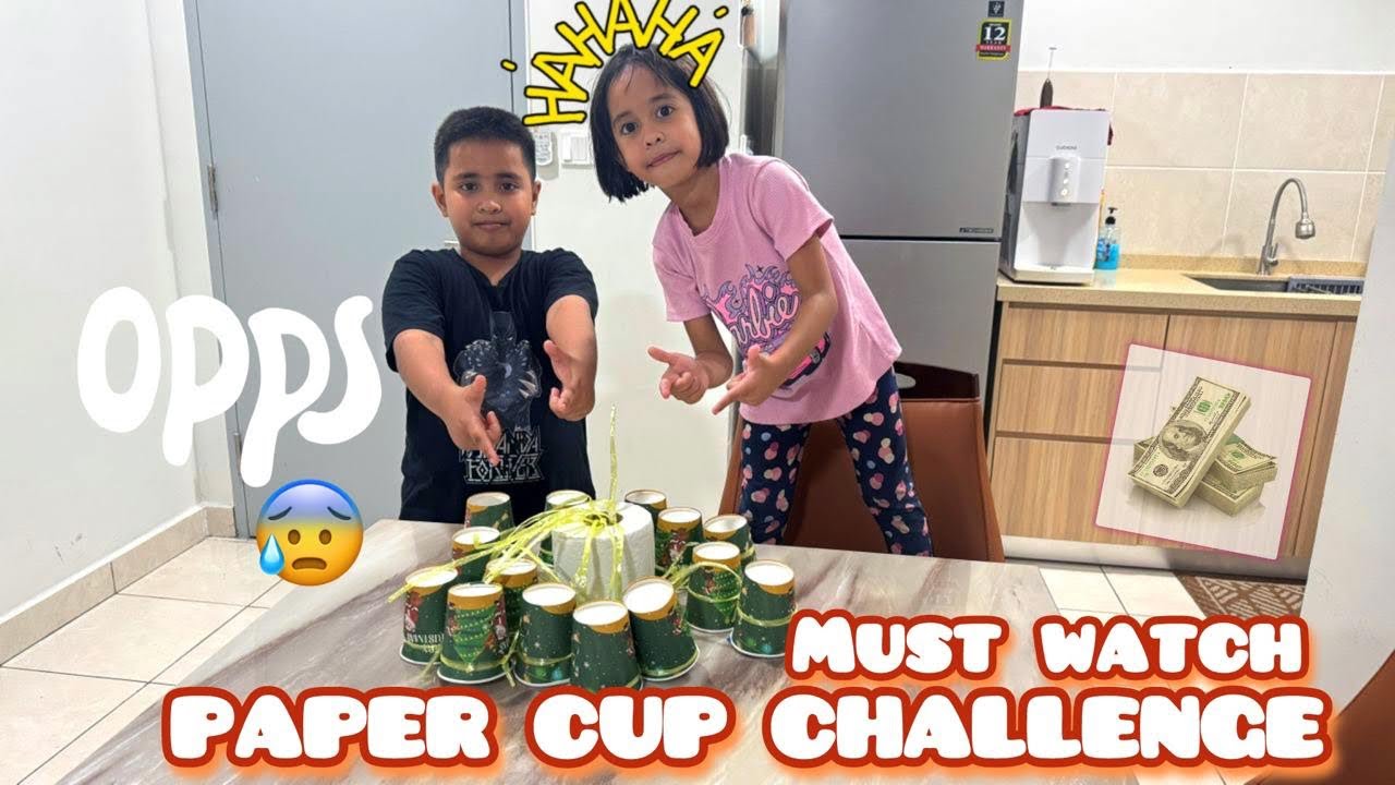 Paper Cup Challenge - YouTube