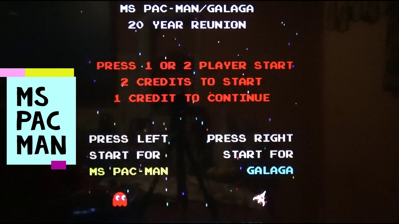 MS PAC MAN - GamePlay - YouTube