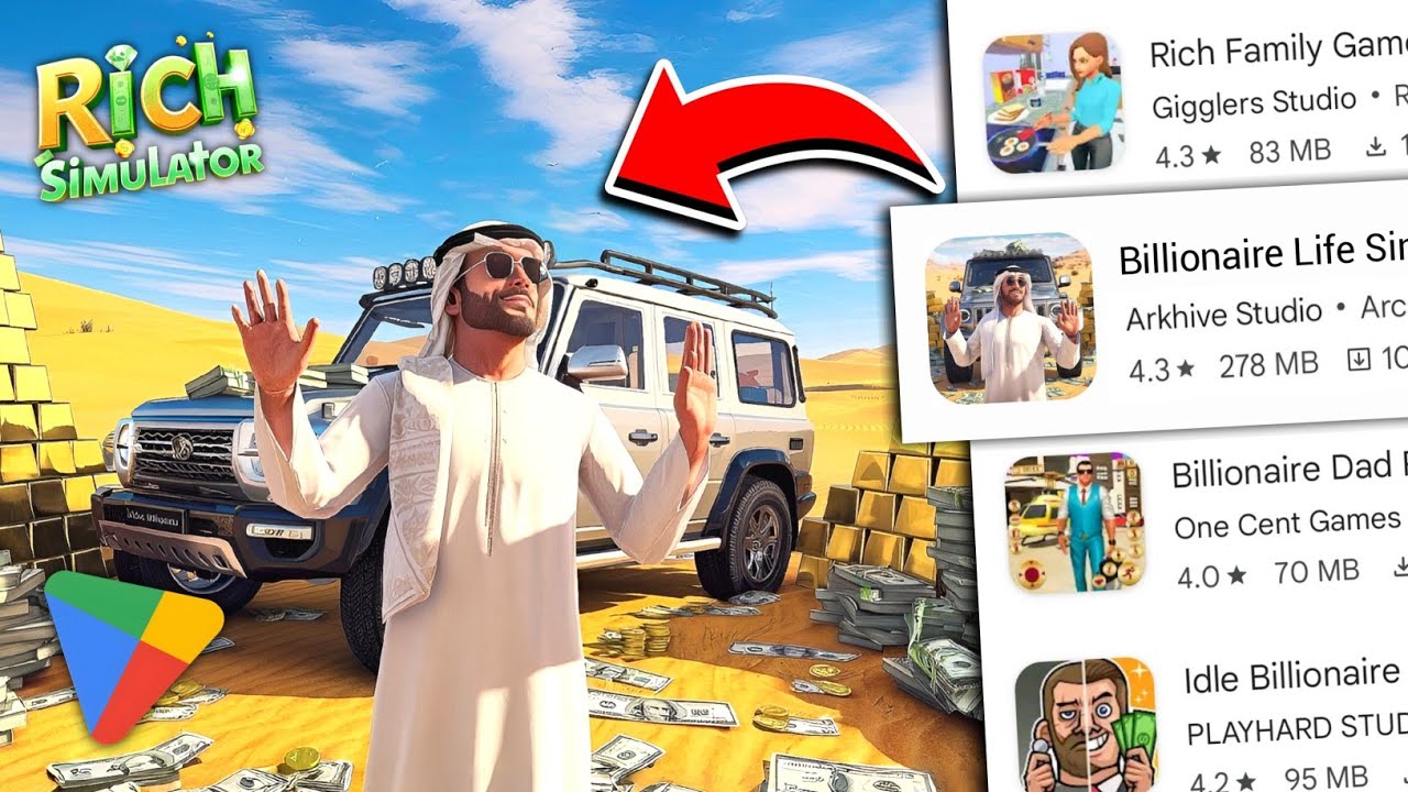 I Tried "BEST" Rich Life Simulator Games On Mobile !! - YouTube