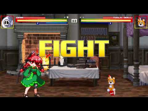 MUGEN rin kaenbyou(vore/丸呑み) vs tails doll  request #5