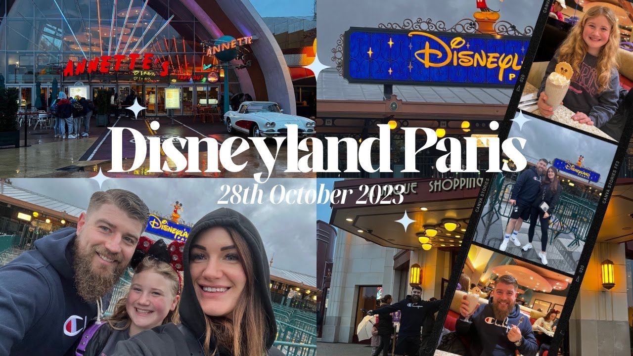 TRAVEL DAY | P&O Ferries, Annette's Diner, Disney Village | DISNEYLAND ...