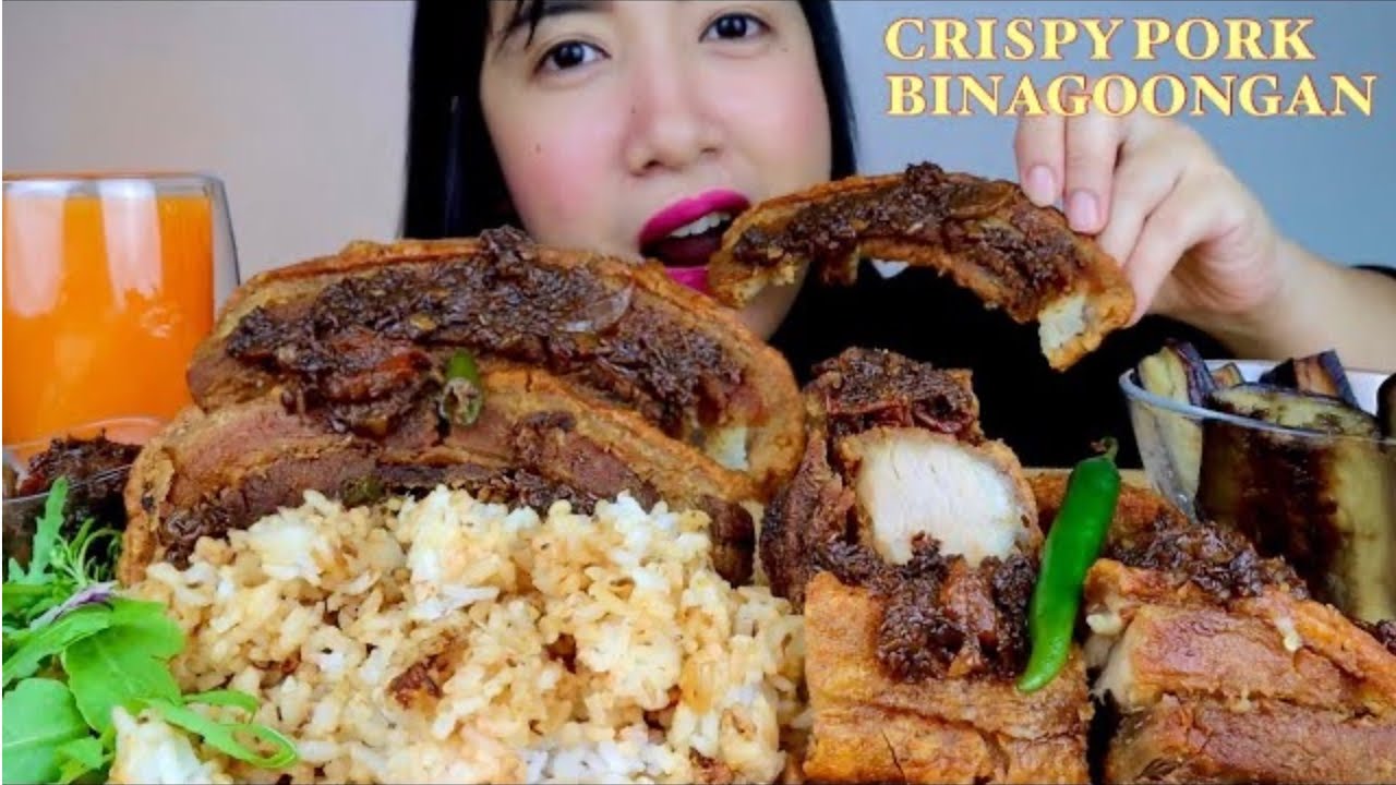 CRISPY PORK BINAGOONGAN | RICE BINAGOONGAN | PINOY FOODS - YouTube