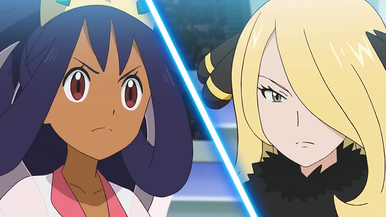 Pokémon Cynthia vs Iris | Champion Clash Full Battle - YouTube