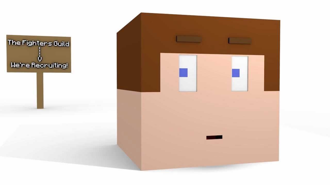 Minecraft Facial Rig Test - I Hear The Fighters Guild Is Recruiting ...