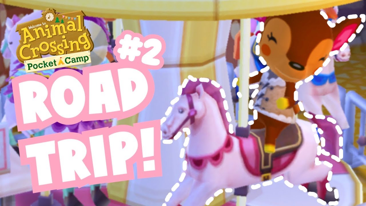 CUTEST CAROUSEL + VISITING CAMPSITES! | Pocket Camp Road Trip #02 ...