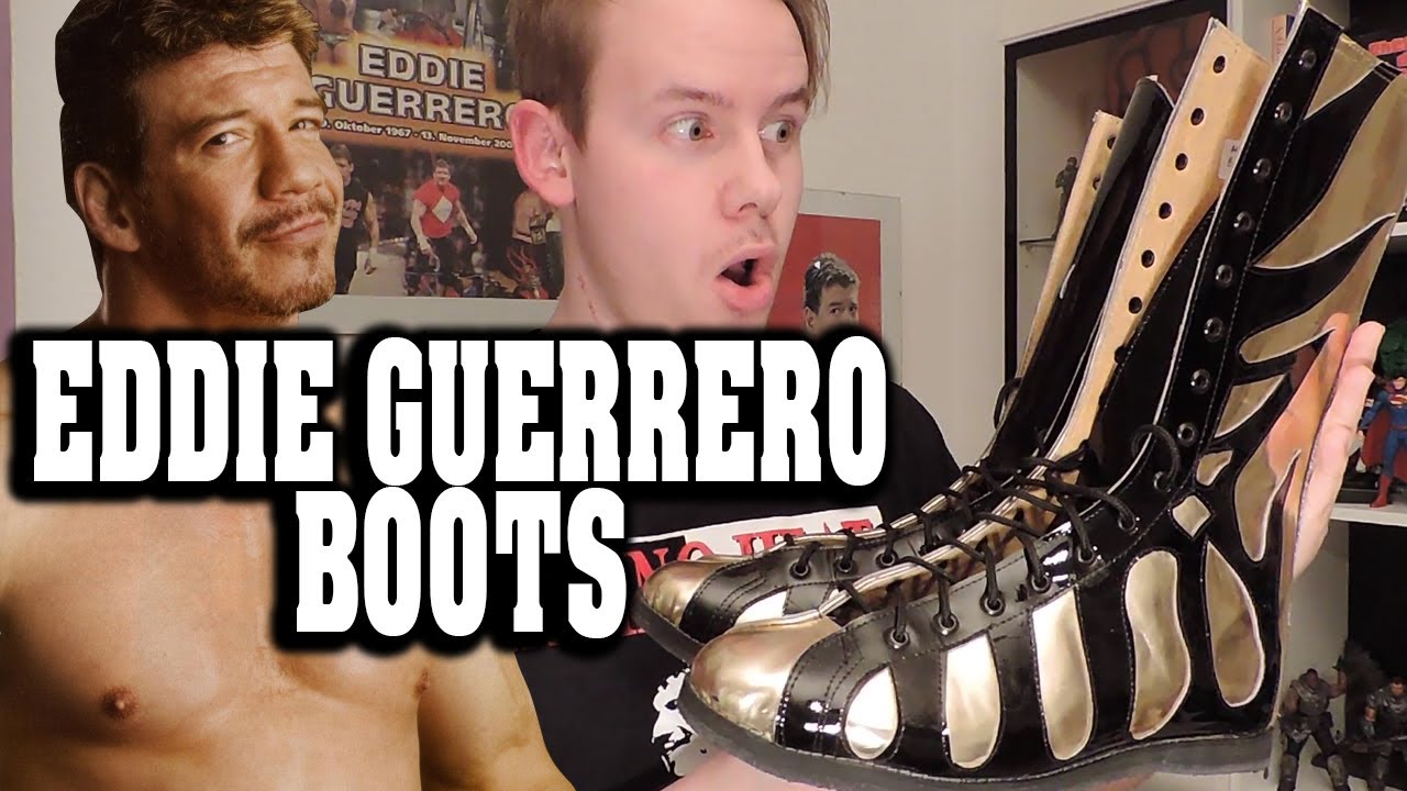 EDDIE GUERRERO Wrestling Boots Review REPLICA WWE - VIVA LA RAZA - YouTube