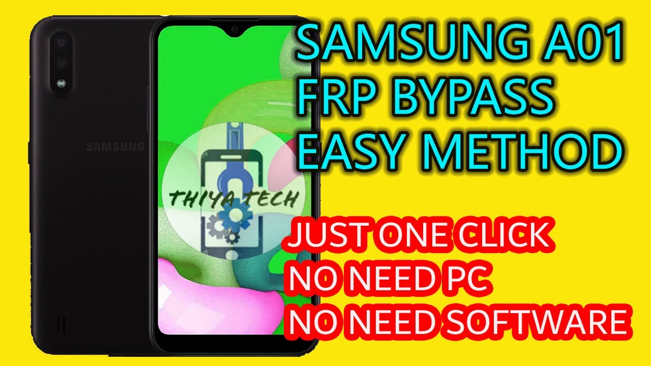 SAMSUNG A01 FRP BYPASS EASY METHOD 2021 - YouTube