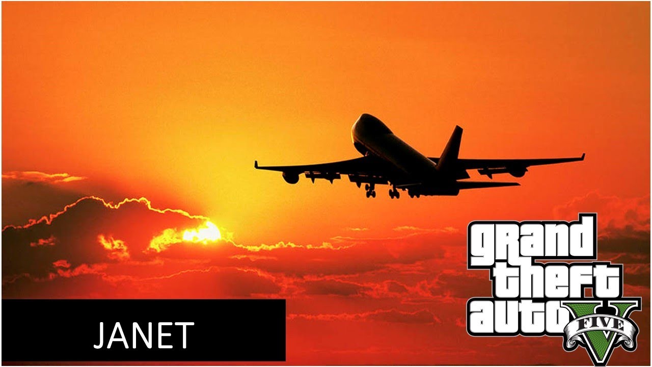 Janet | Plane Emergency Landing | Area 51 | with out Tire | GTA V ...