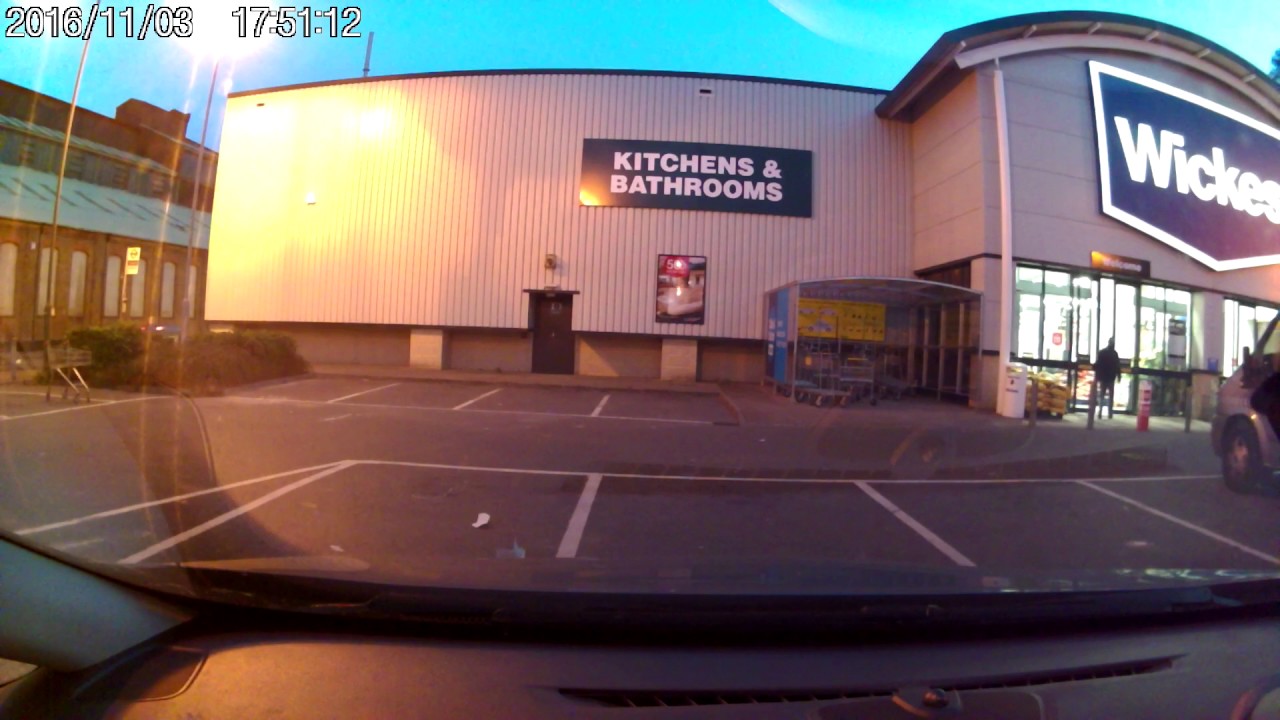 Horrific Crash Wickes Car Park - YouTube