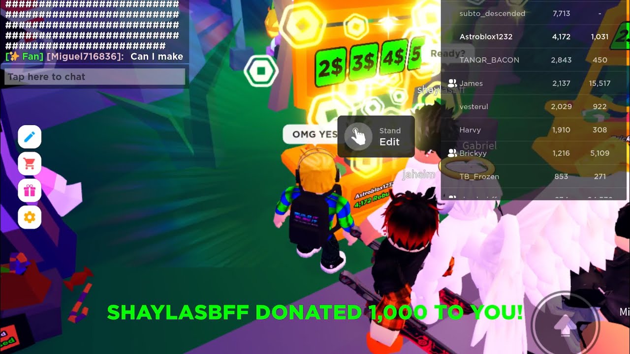 I GOT A 1750 ROBUX DONATION! - YouTube