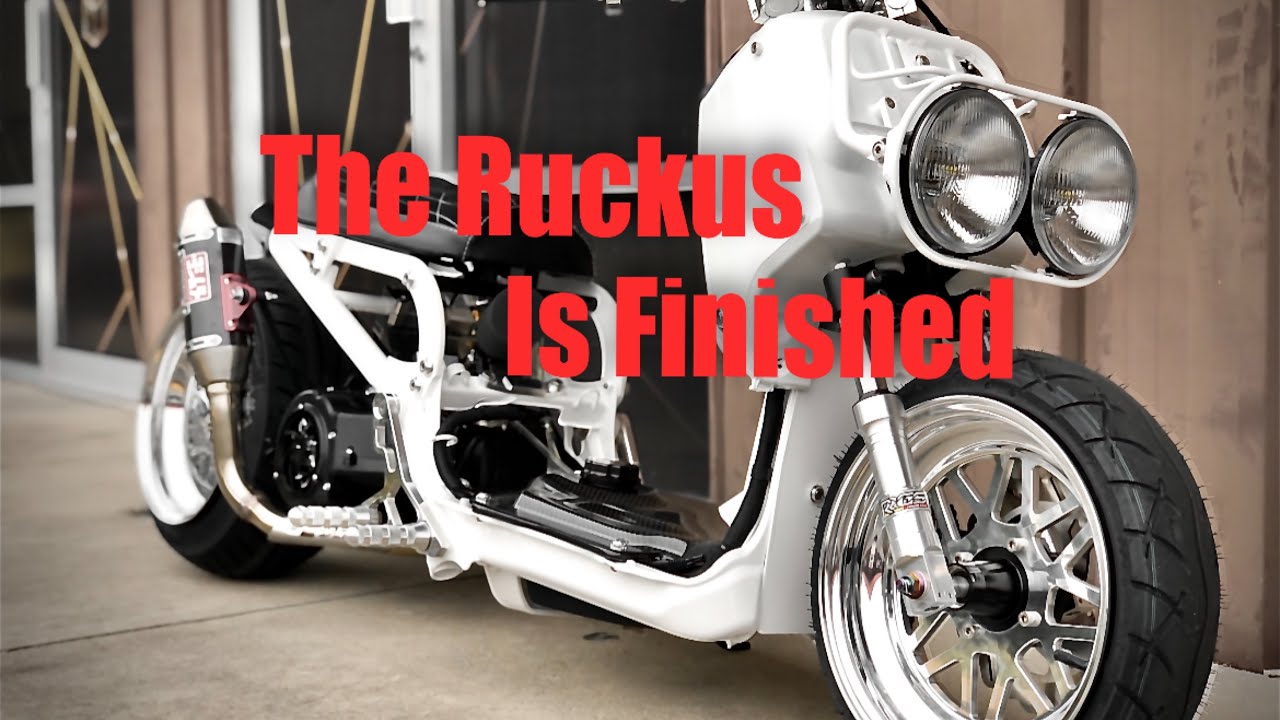 The Ruckus Is Finished - Gy6 Swap- - YouTube