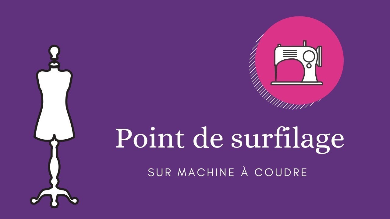 Point de surfilage sur machine à coudre Janome DC4030 - YouTube