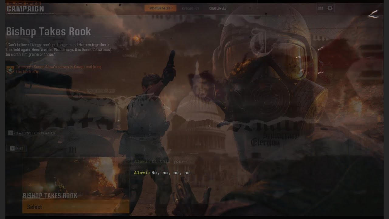 4K Gameplay | Call Of Duty BO6: Mission 1 "Bishop Takes Rook" - YouTube