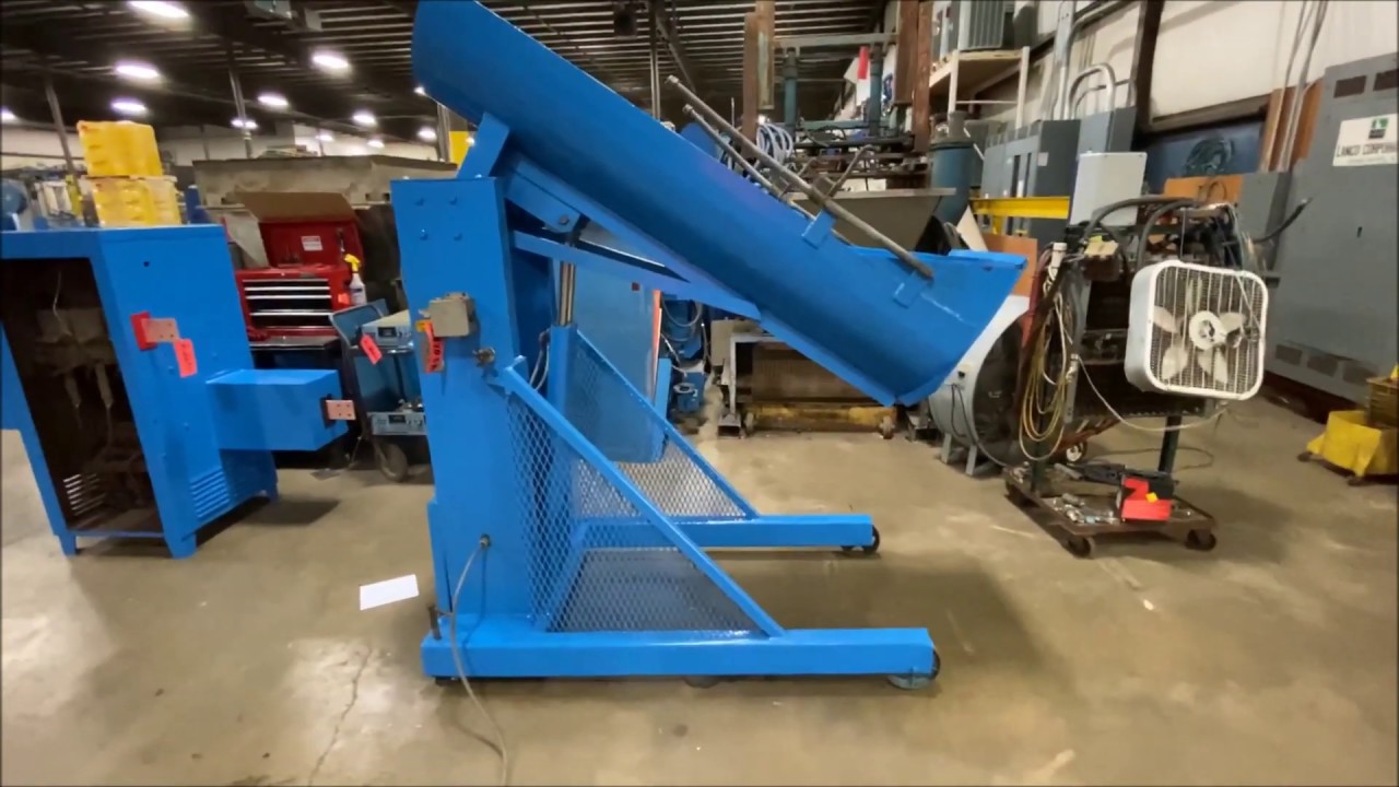 Hercules 2000 lbs Capacity Automatic Drum Dumper AH2038 - YouTube