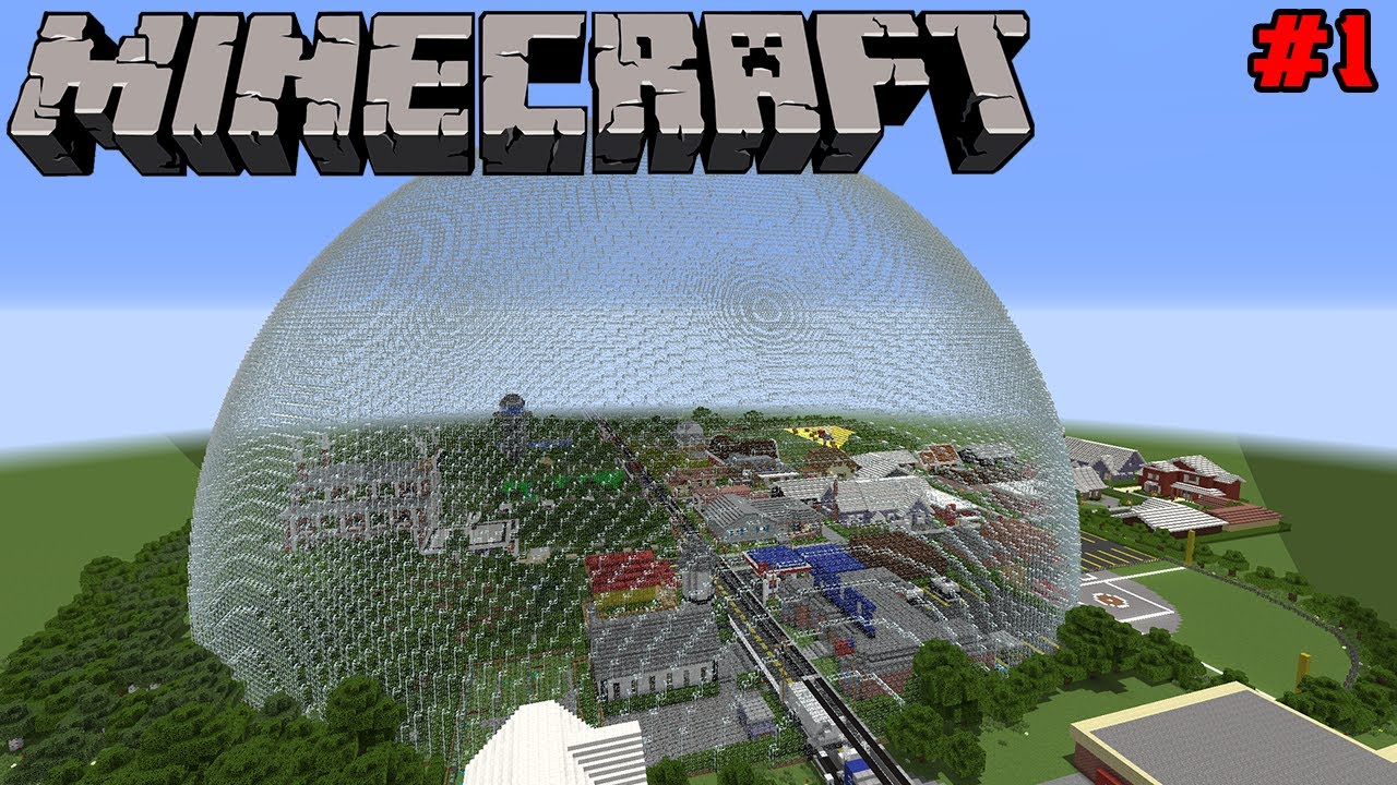 TRAPPED UNDER THE DOME !!! | Minecraft Map - Under the Dome #1 - YouTube