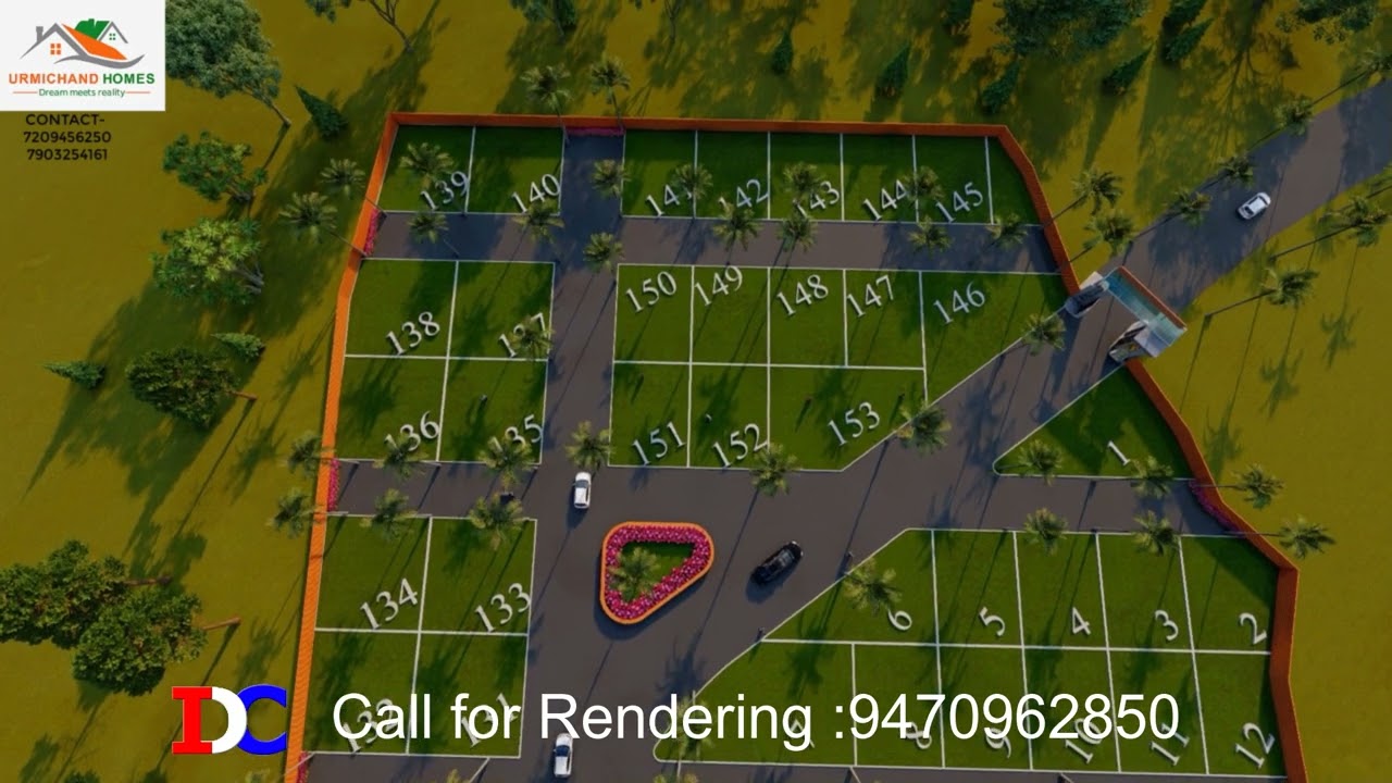 Plot Elevation design | 2D Drawing | Rendering | walk through video ...