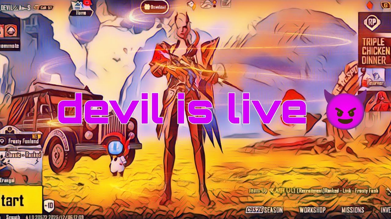 devil is live🔥😈 - YouTube